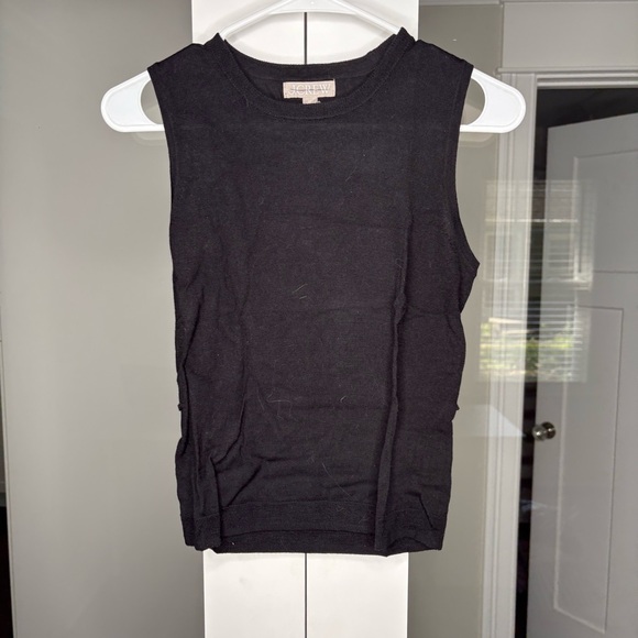 J. Crew | Tops | Nwt J Crew Sweater Shell Merino Wool Black | Poshmark